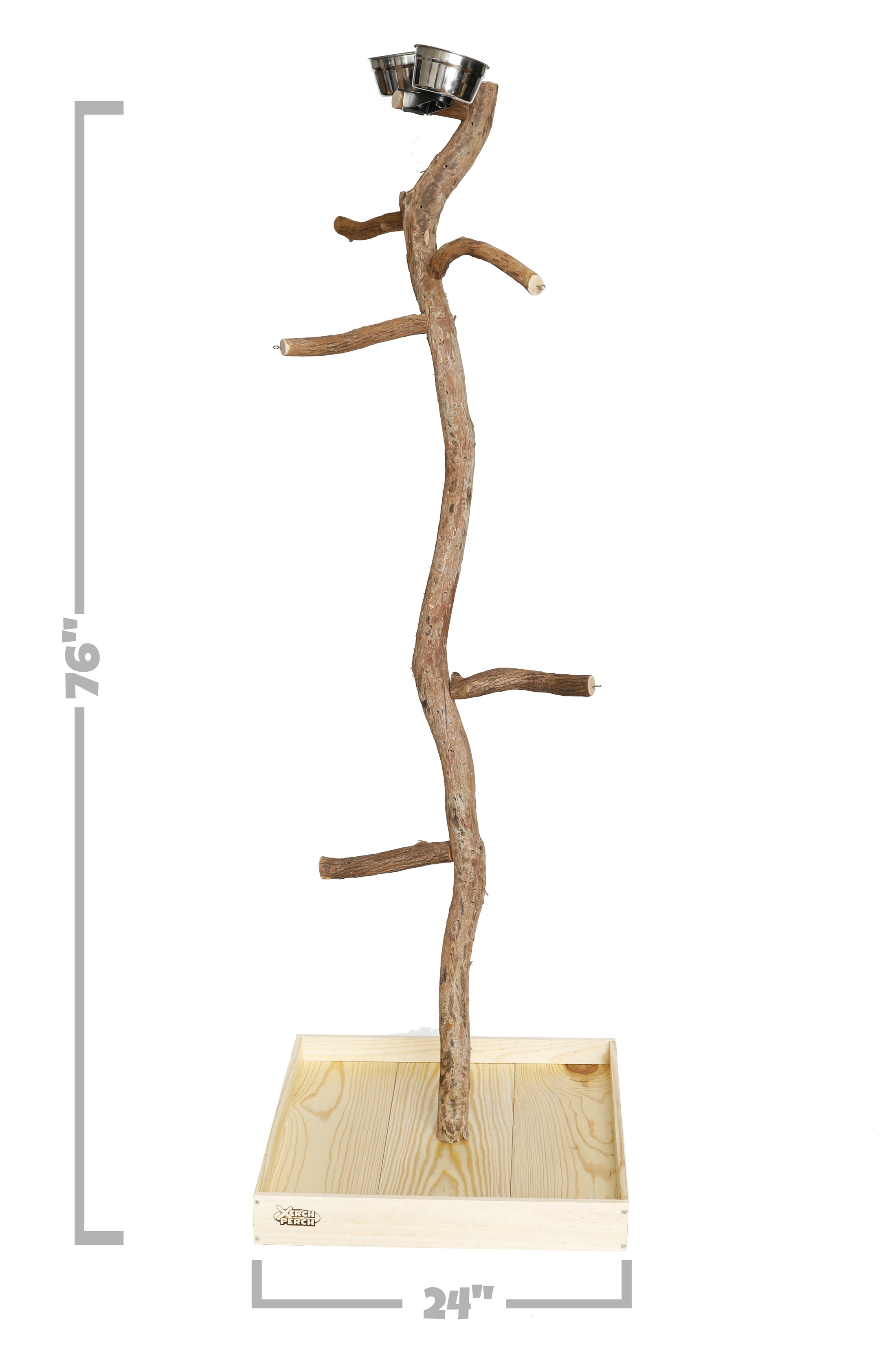 Natural DragonWood Parrot Stand Perch - Extra Tall – The Parrot Mom, LLC